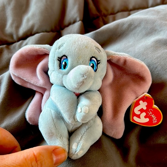 Ty | Toys | Ty Sparkle Dumbo Keychain | Poshmark